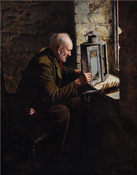 Charles Spencelayh | ANCIENT LIGHTS | MutualArt