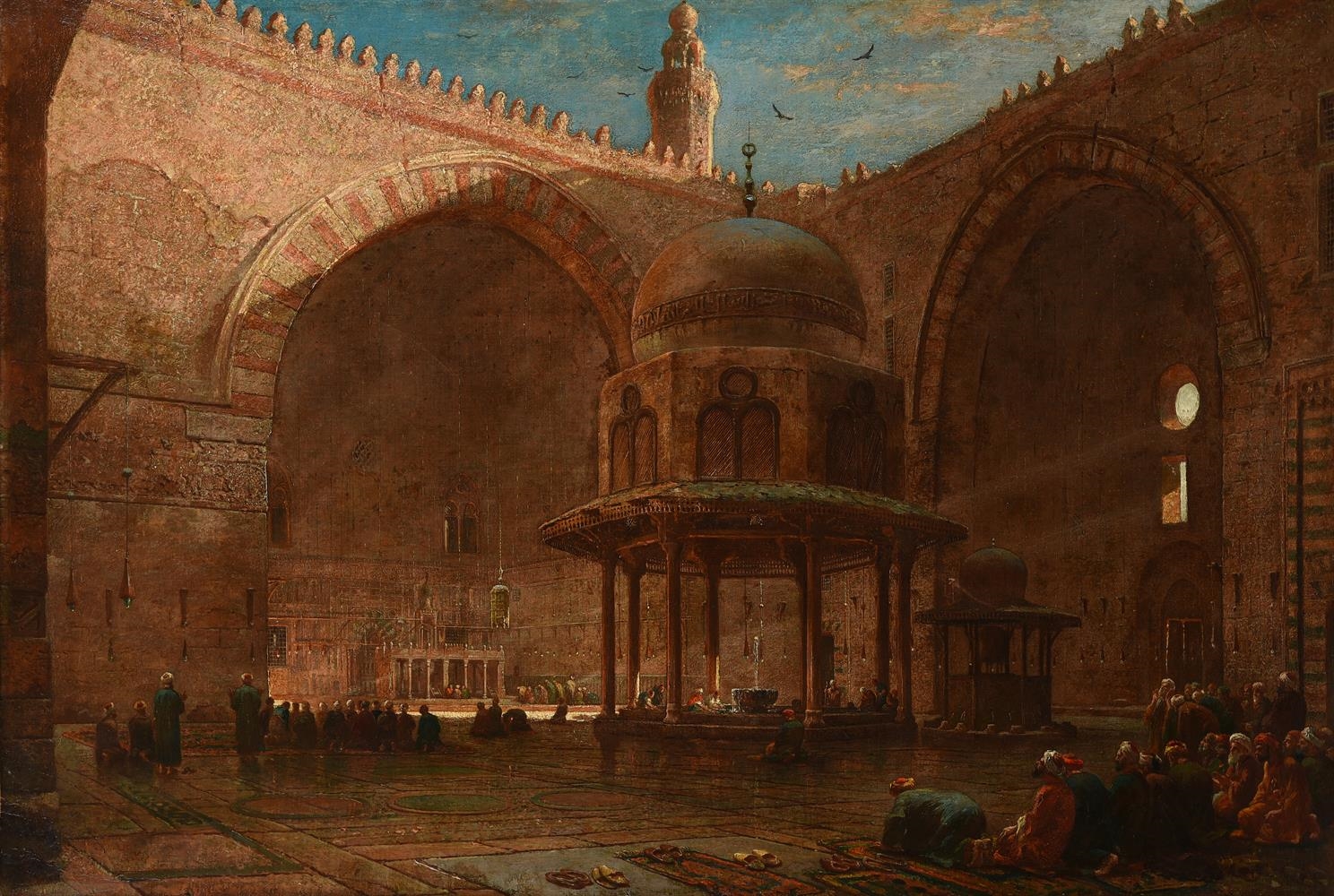 Edward Angelo Goodall | THE MOSQUE OF SULTAN HASSAN | MutualArt