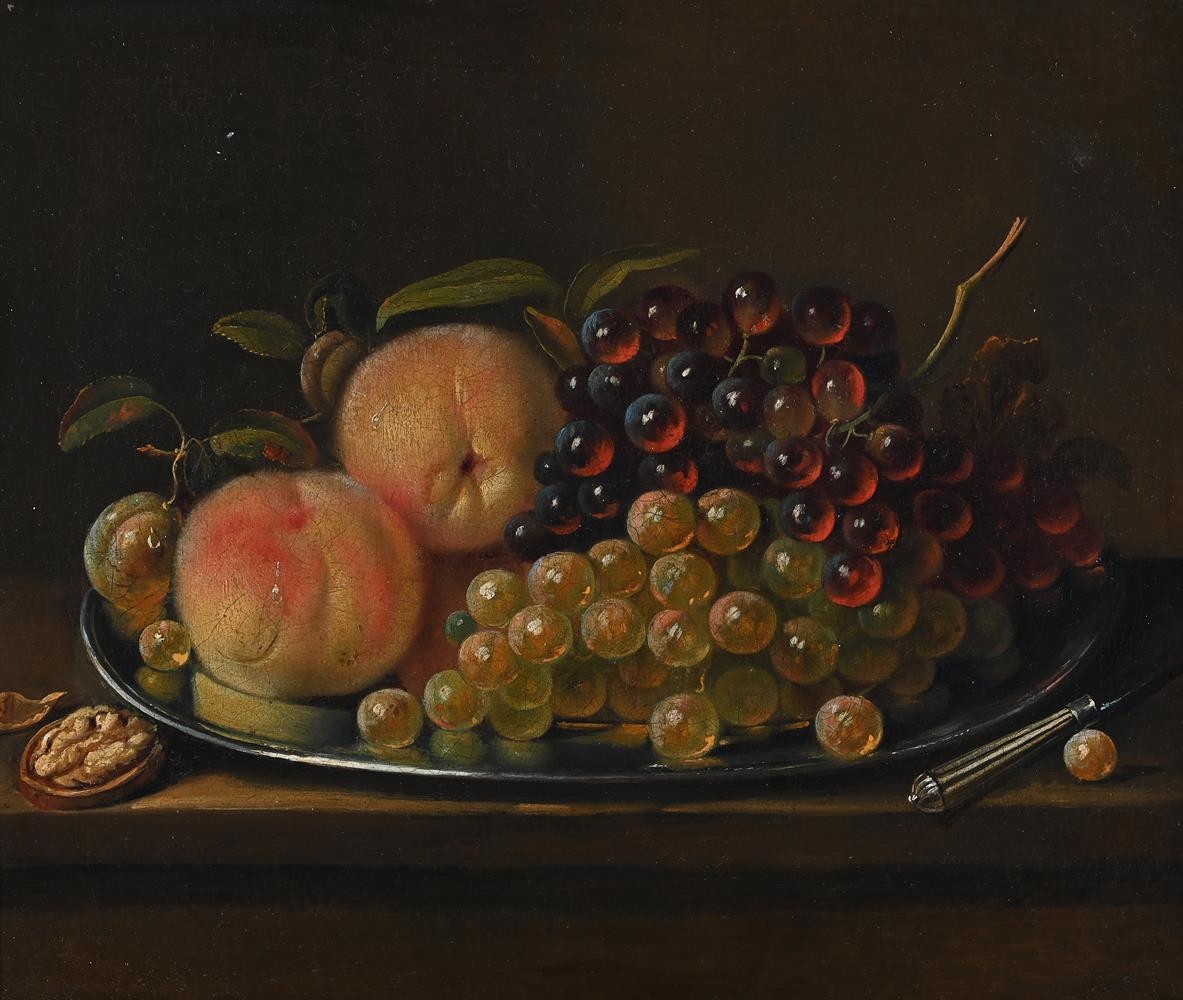 James Shaw | A STILL OF LIFE PEACHES | MutualArt