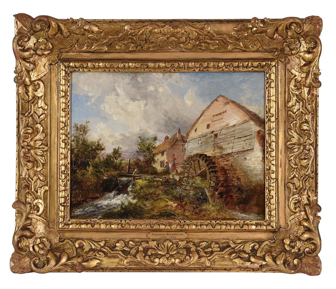 Frederick Richard Lee | FIGURES BY AN OLD MILL | MutualArt