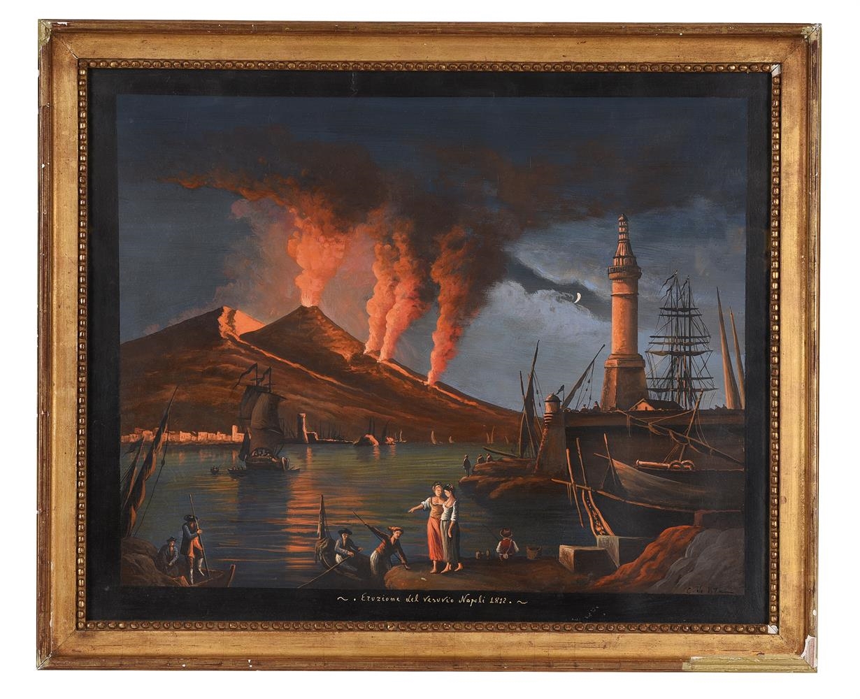 Neapolitan School, 19th Century | THE ERUPTION OF VESUVIUS (1812 ...