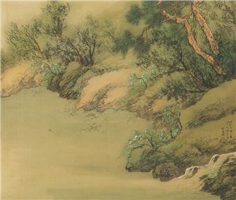 Keigetsu Matsubayashi | Pondside (1945) | MutualArt