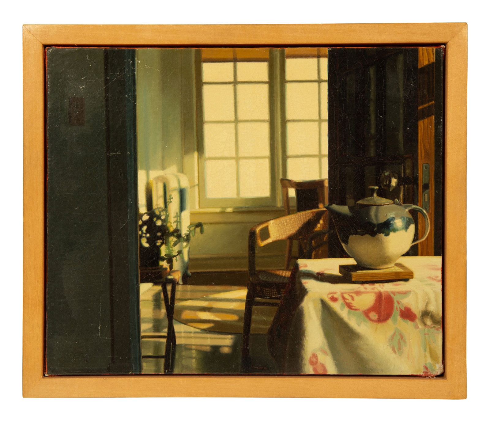 John Sayers | Sunroom Doorway with Teapot and Dining Table (Two works ...