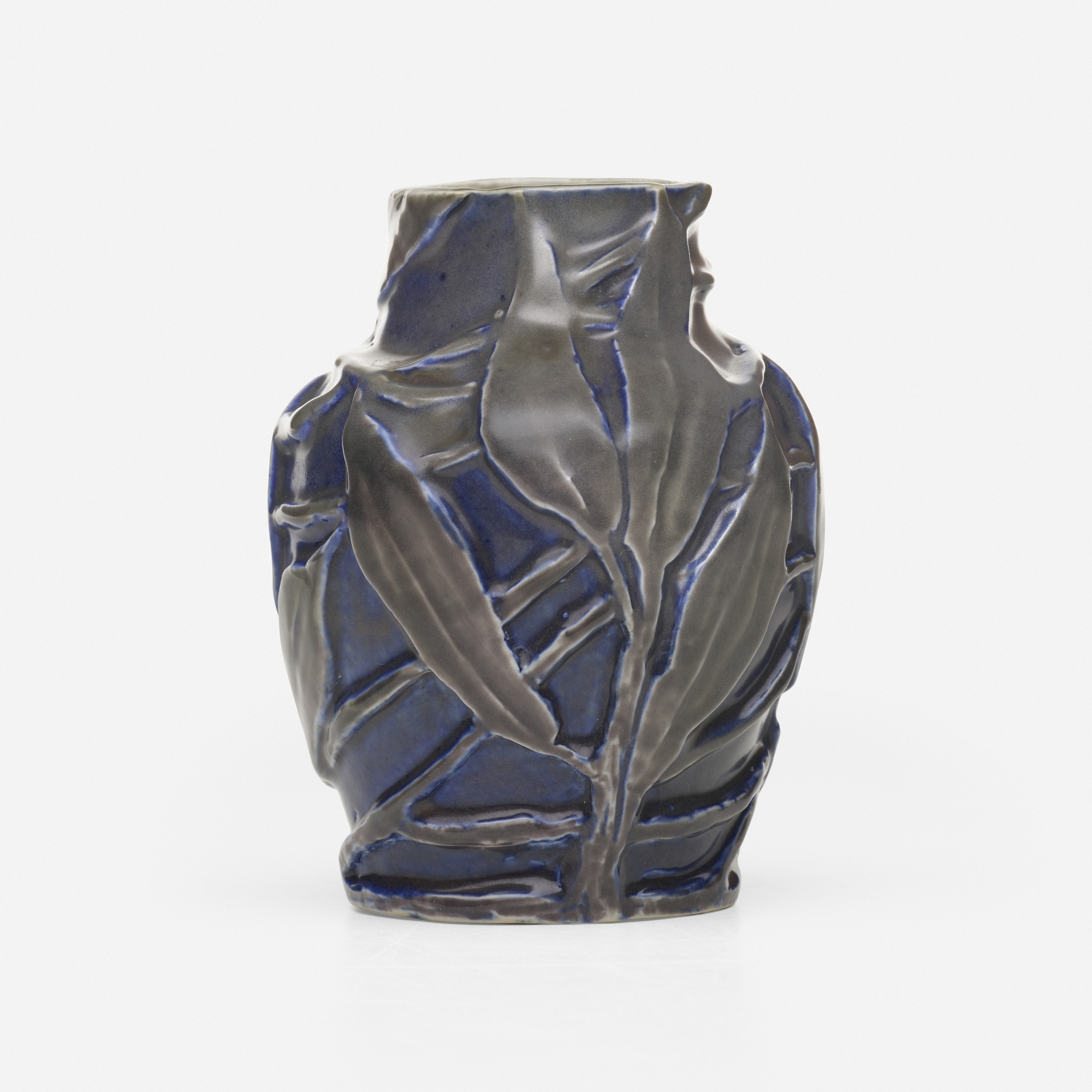 Mary Louise Mclaughlin | Exceptional Losanti vase with leaves | MutualArt
