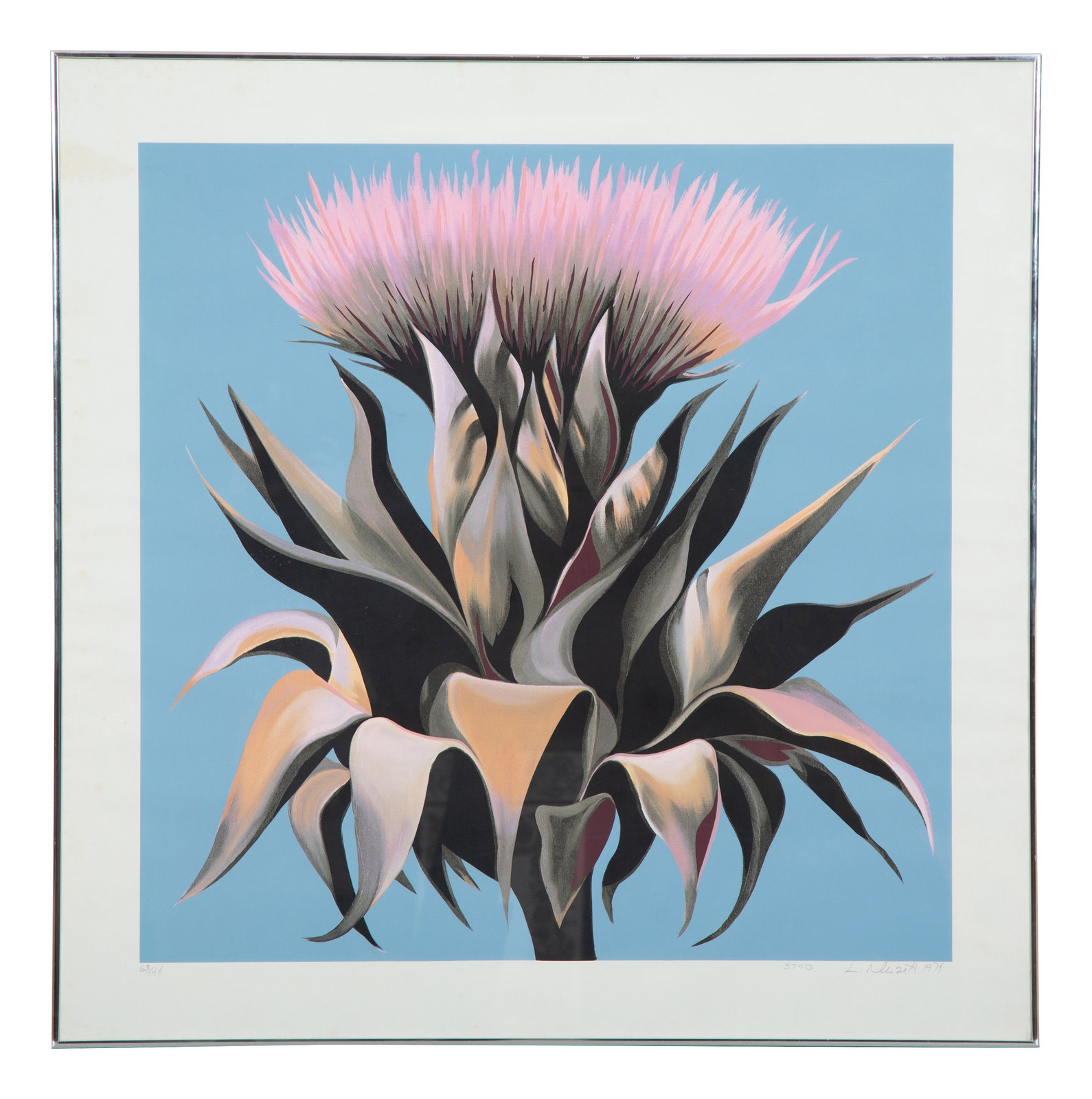 Lowell Nesbitt | Untitled (Flower) | MutualArt