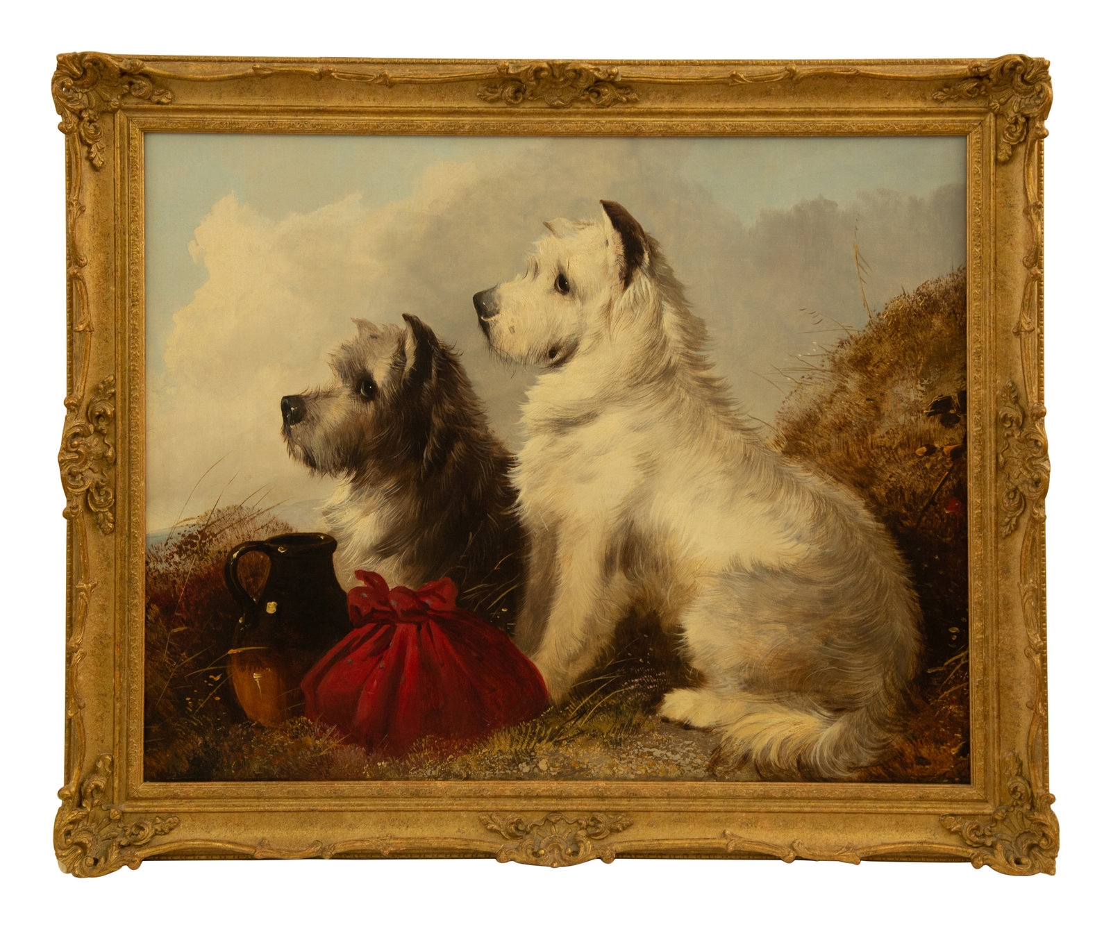 Thomas Earl | Waiting for their Master (1881) | MutualArt