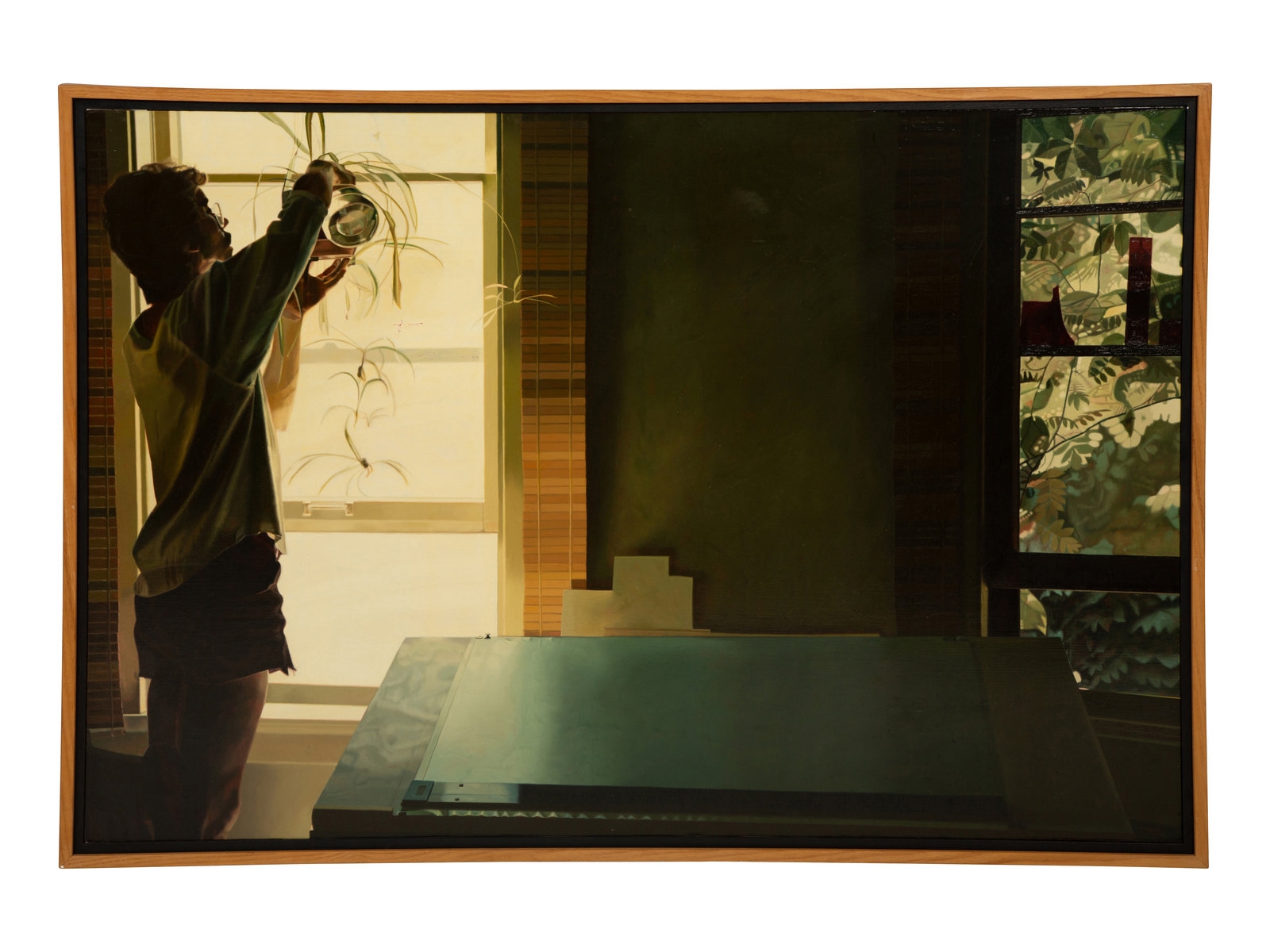 John Sayers | Watering Plants (1982) | MutualArt