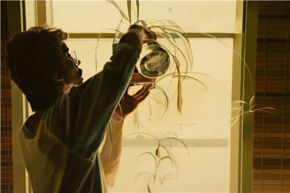 John Sayers | Watering Plants (1982) | MutualArt