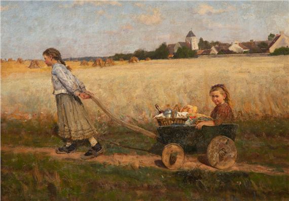 Gaylord Sangston Truesdell | A Picnic in the Fields (1887) | MutualArt