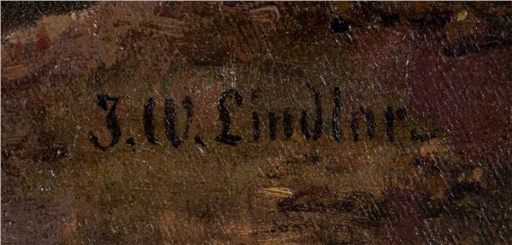 Johann Wilhelm Lindlar | Mountain with River | MutualArt