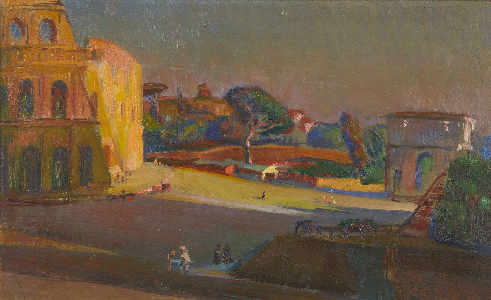 Vanda Seccia | The Colosseum and the Arch of Constantine in Rome ...