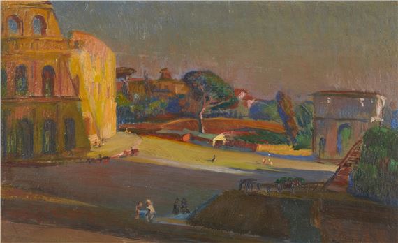 Vanda Seccia | The Colosseum and the Arch of Constantine in Rome ...