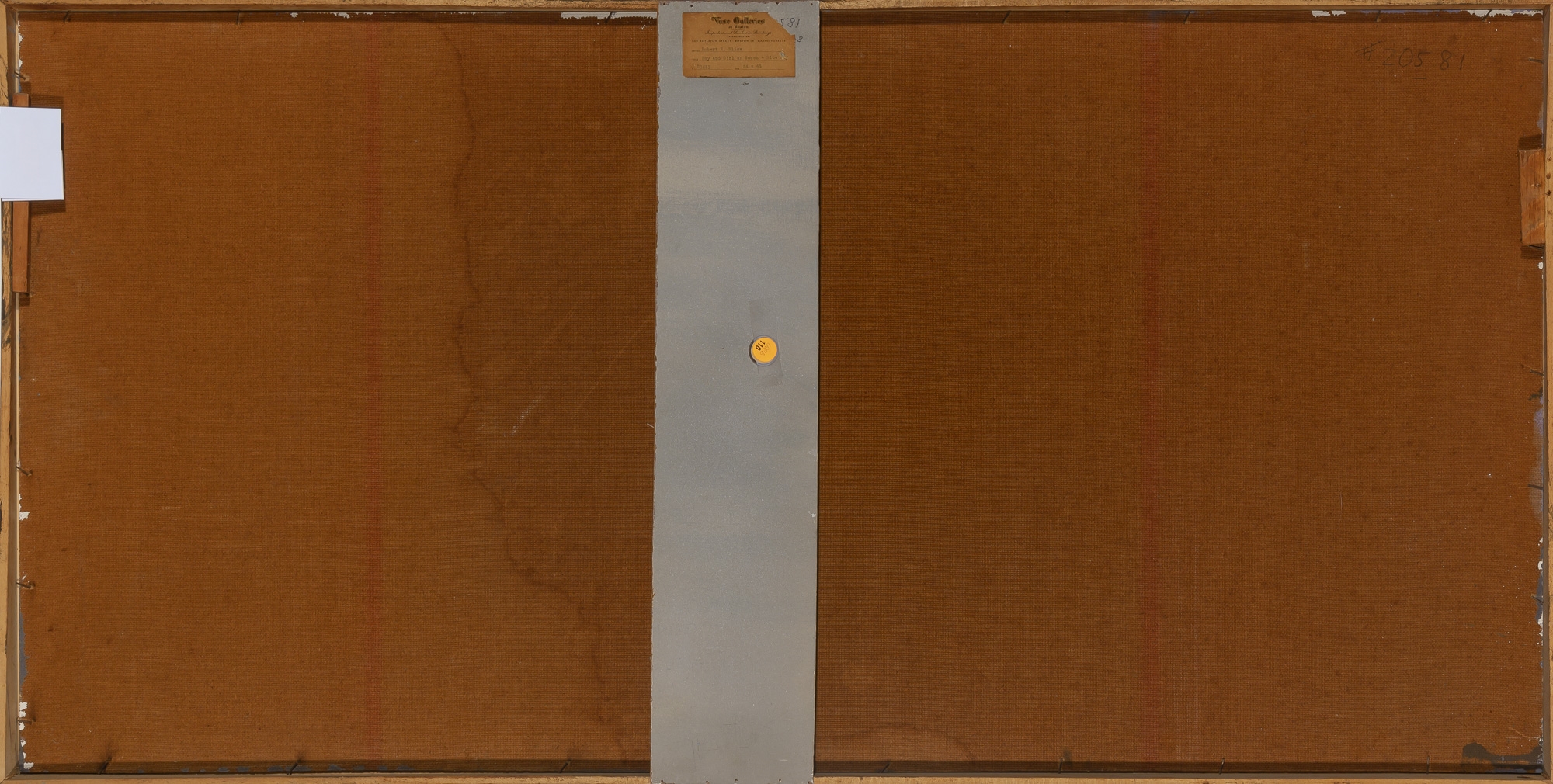 Robert R. Bliss | Boy and Girl on Beach - Blue Sky (1961) | MutualArt