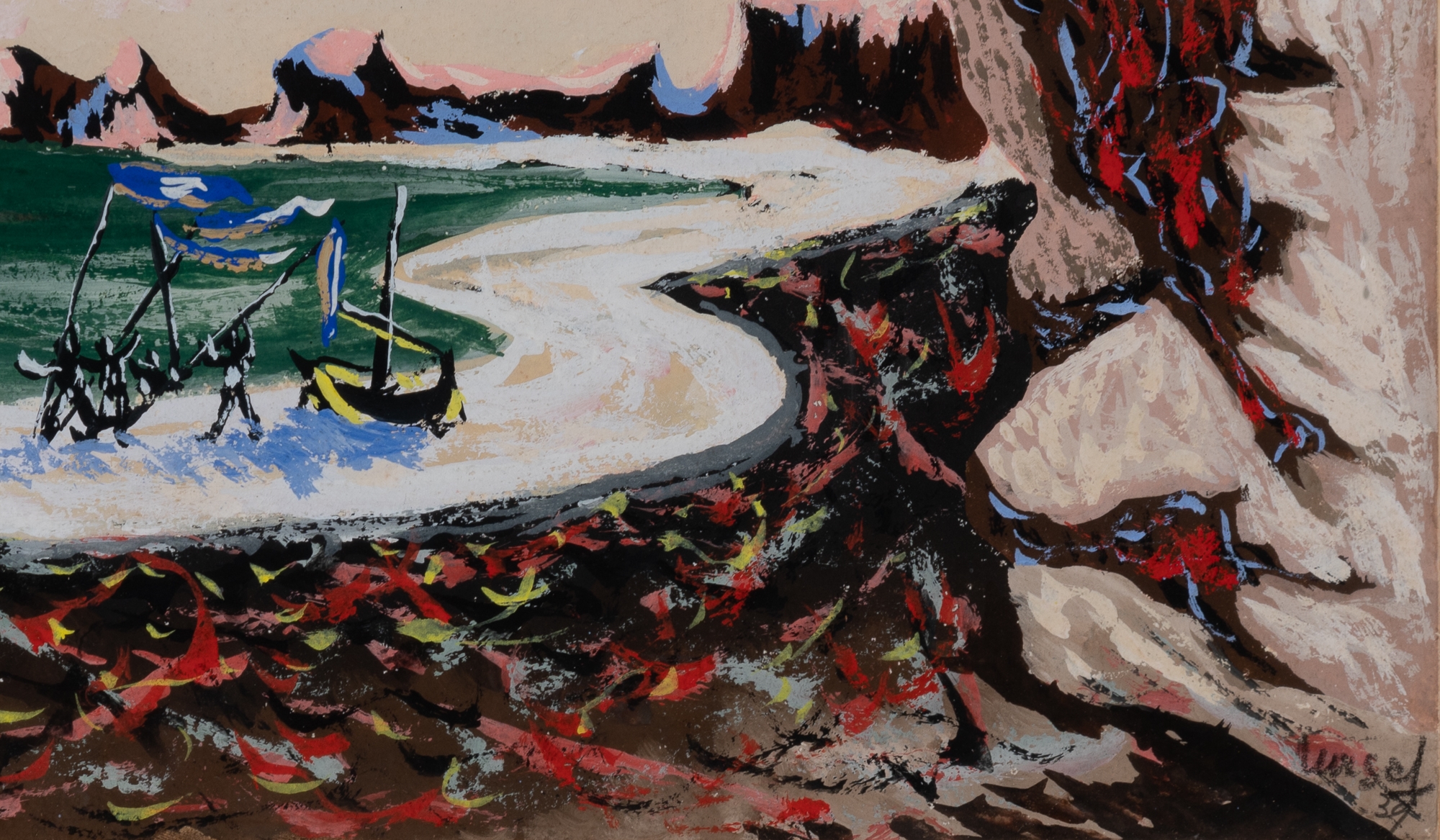 Jean Lurçat | Two Groups (1939) | MutualArt