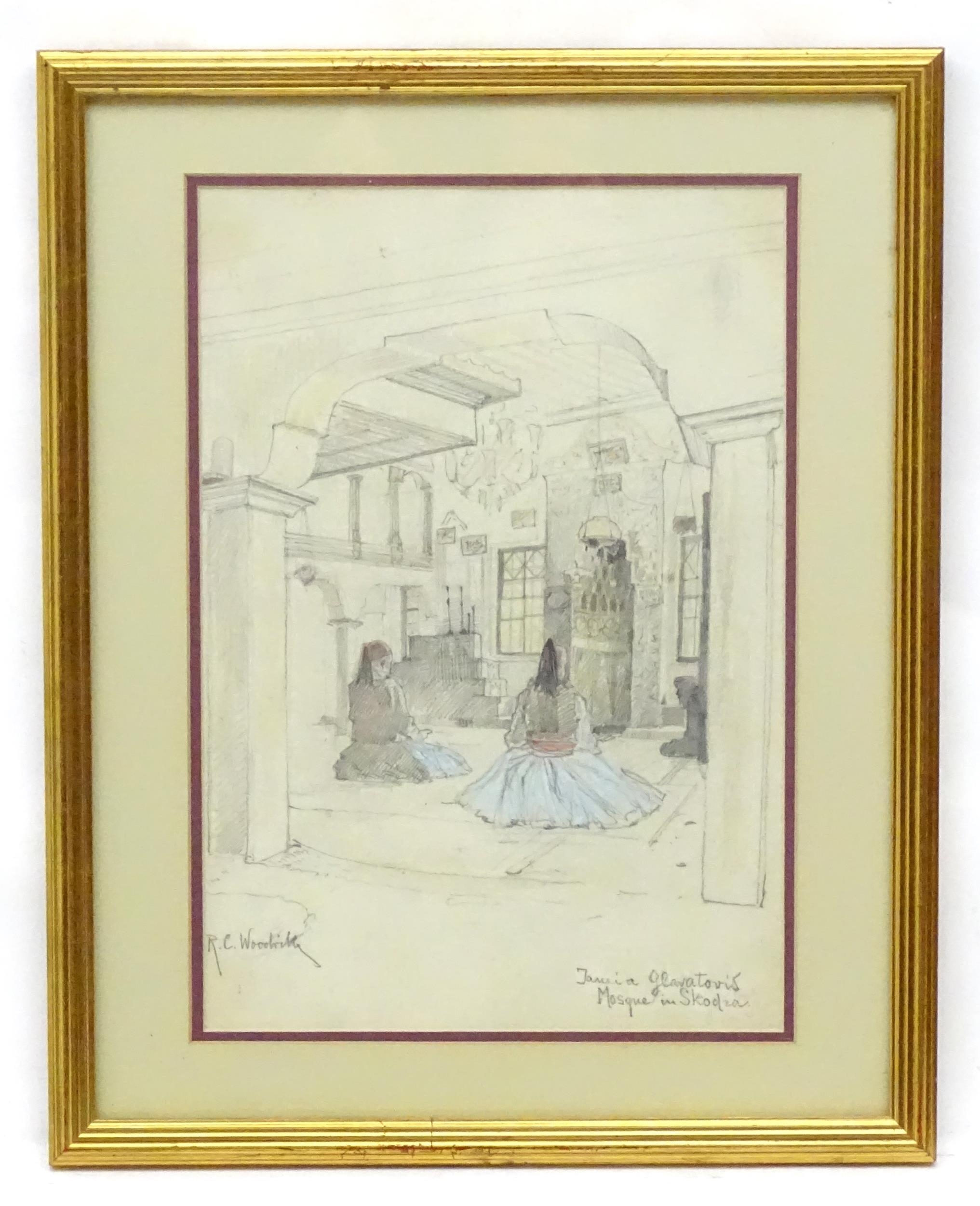 Richard Caton Woodville | An interior scene of a mosque in Skodra ...