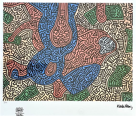 Keith Haring | Piglet Goes Shopping | MutualArt