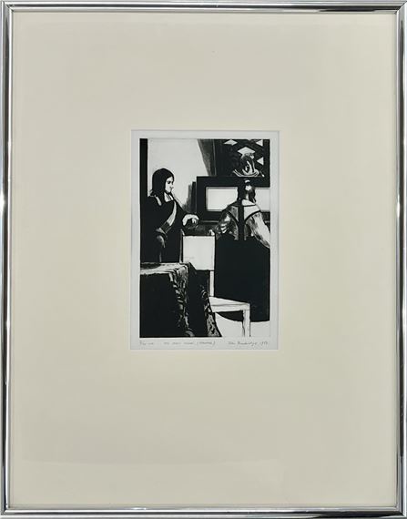 John Drawbridge | THE MUSIC LESSON - (VERMEER) (1983) | MutualArt