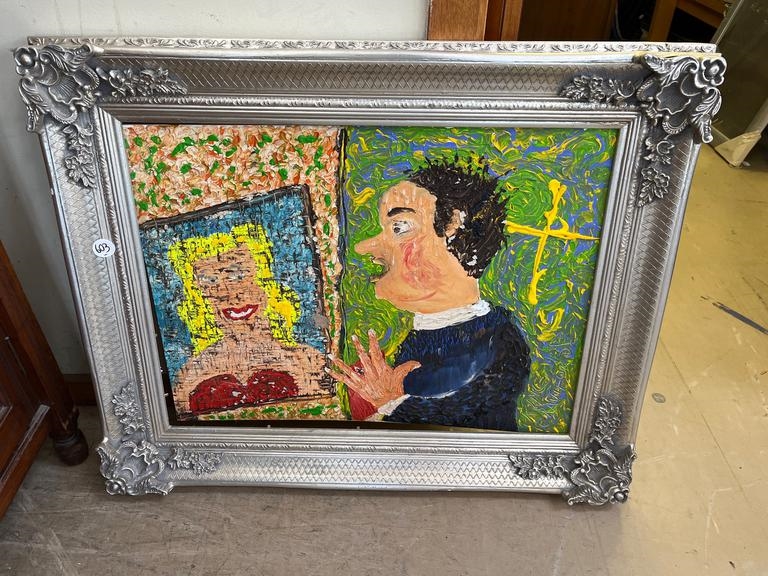 Robert J. King | ORNATE FRAMED OIL - ROBERT KING CRAWFORD | MutualArt