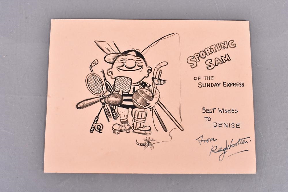 Reg Wootton | an original 'Sporting Sam' cartoon | MutualArt