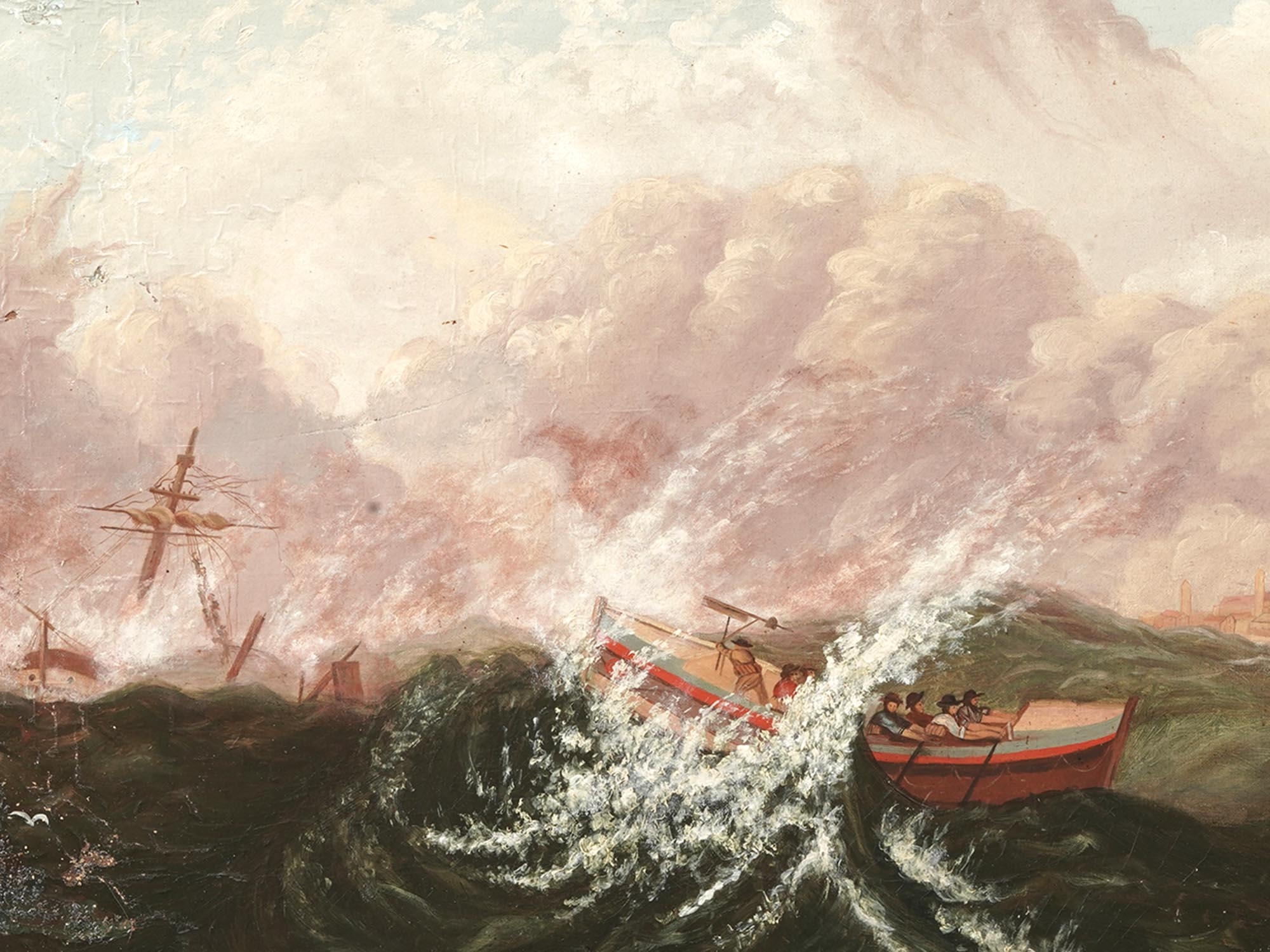 Edward Duncan | The Lifeboat off Tynemouth Bay | MutualArt