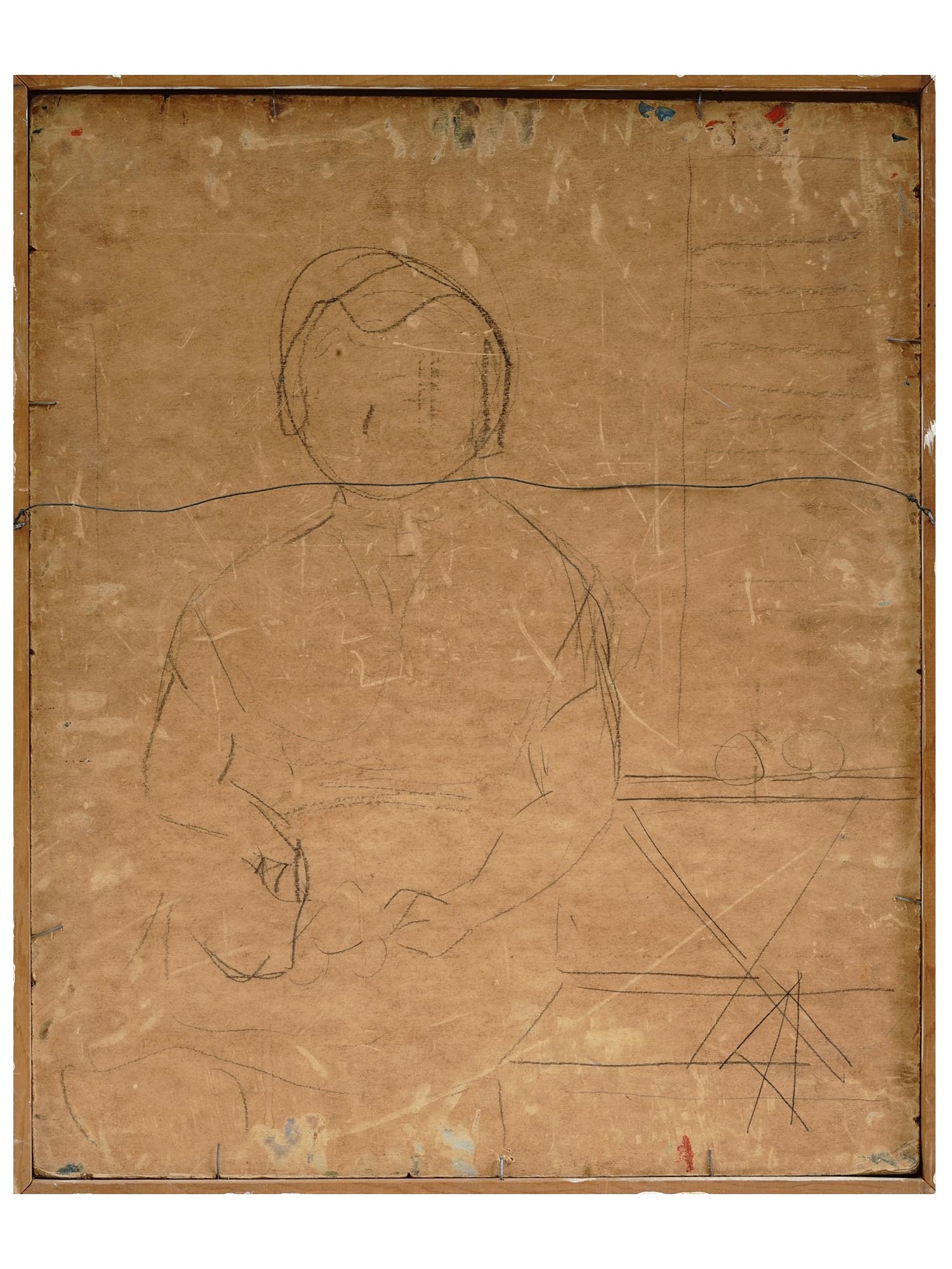 Mary Abrams | A Post Impressionist style portrait of a seated girl ...