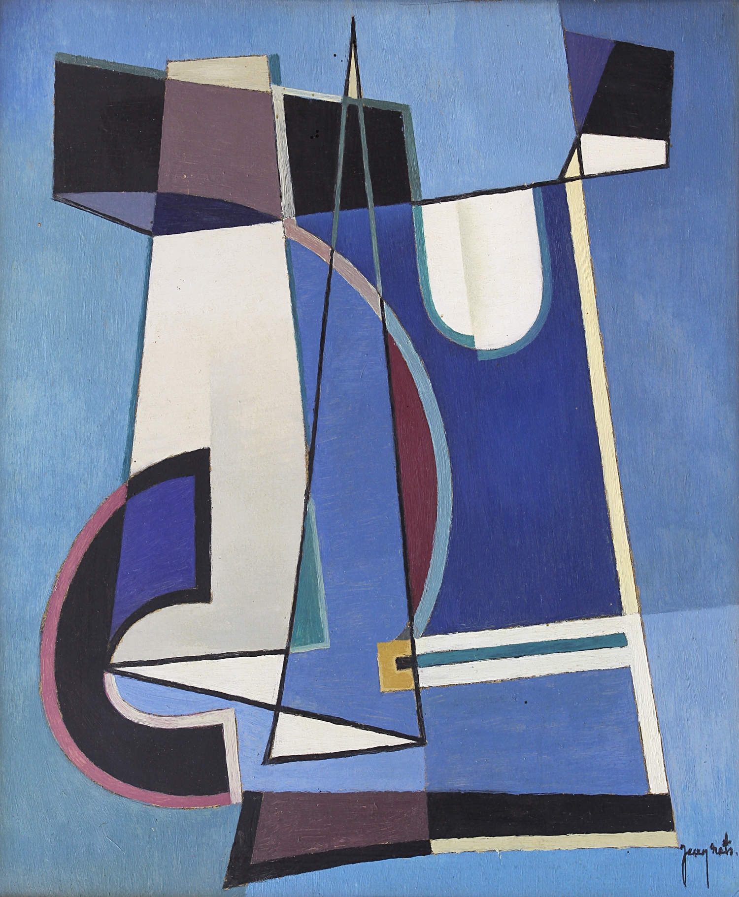 Jean Rets | Composition (1952) | MutualArt