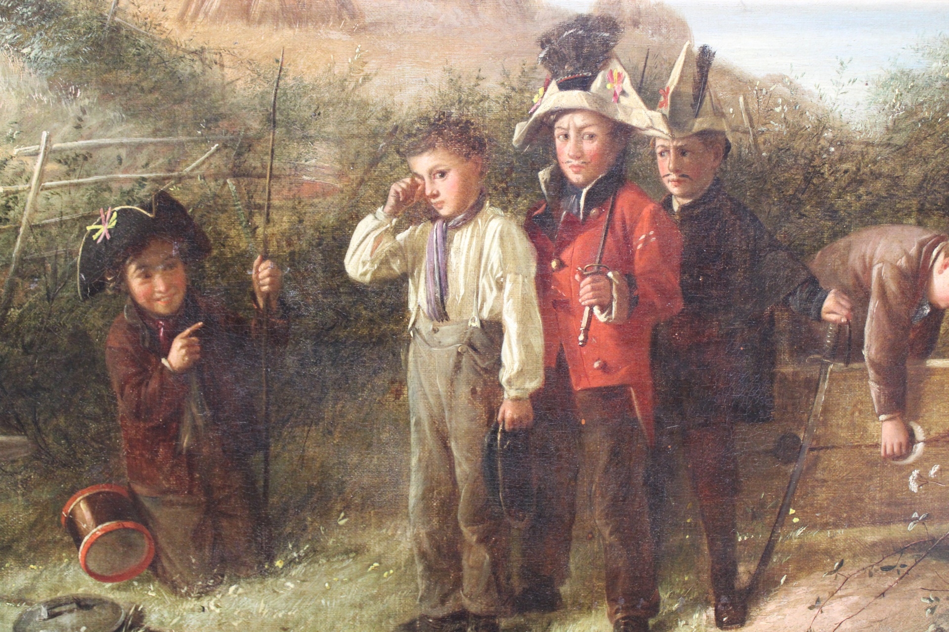 Charles Hunt | Children Playing in the Countryside (1803) | MutualArt