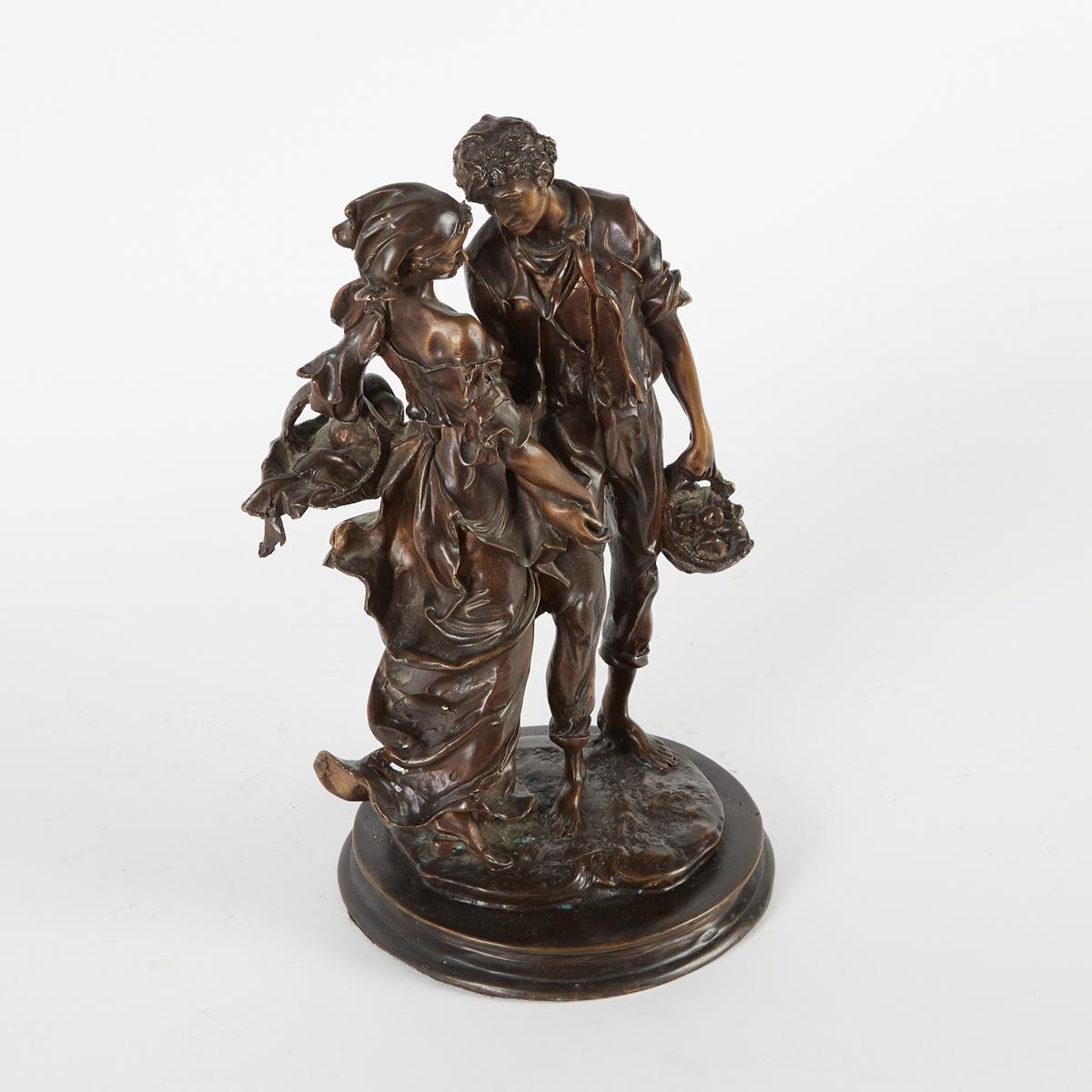 Auguste Moreau | A Moreau Bronze Statue 19th Century Patinated Bronze ...