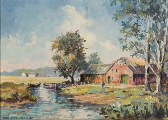 Inge Franz-Claussen | The Old Barn | MutualArt