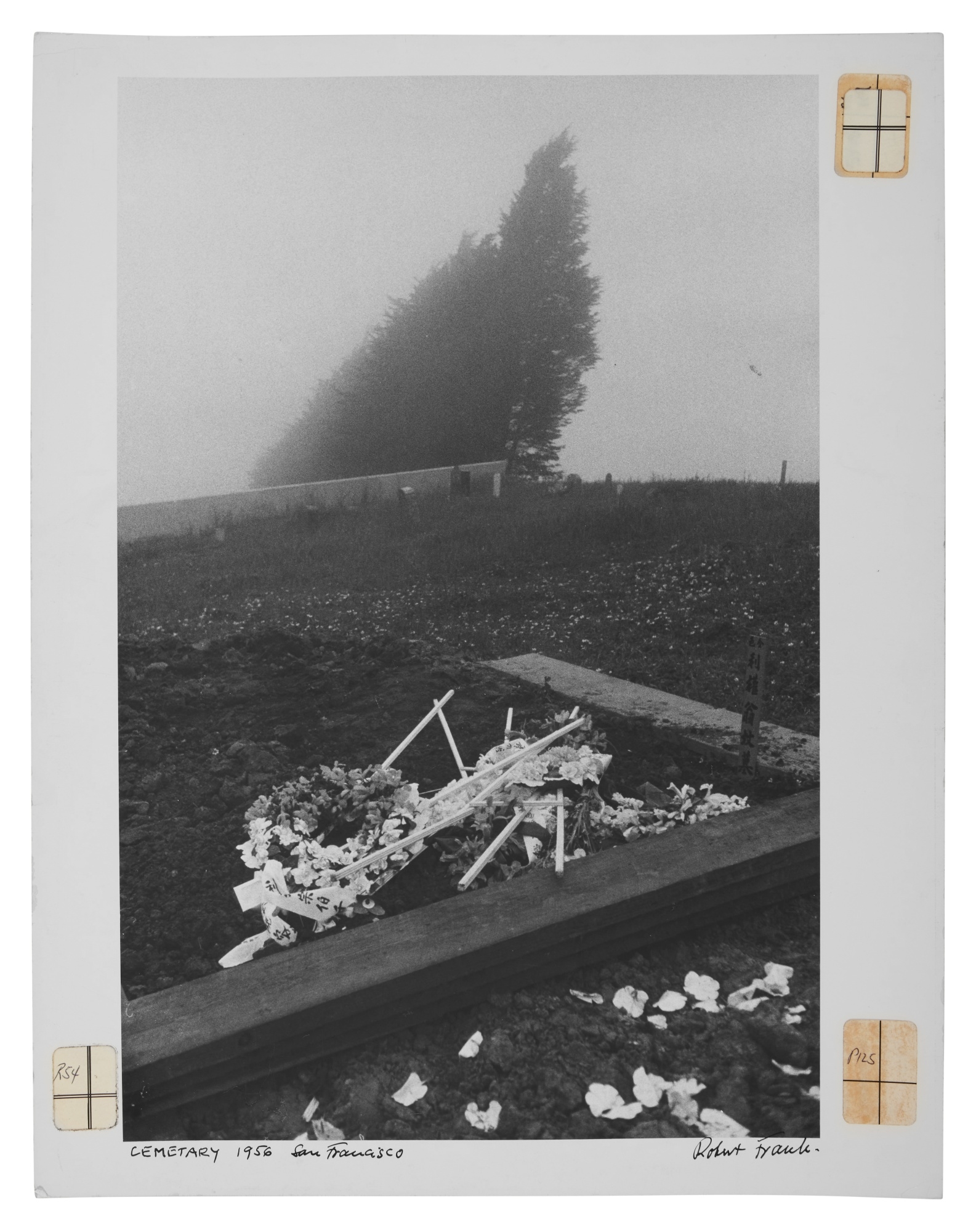 Robert Frank | 'Cemetary' [sic] (Chinese Cemetery—San Francisco) (1956 ...