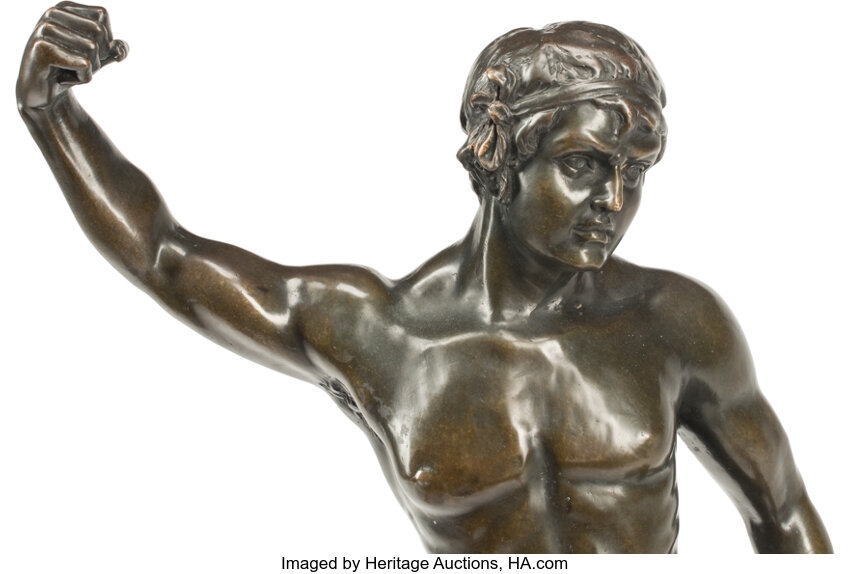 Jean Masier | A French Patinated Bronze Figure After Jean Pierre Masier ...