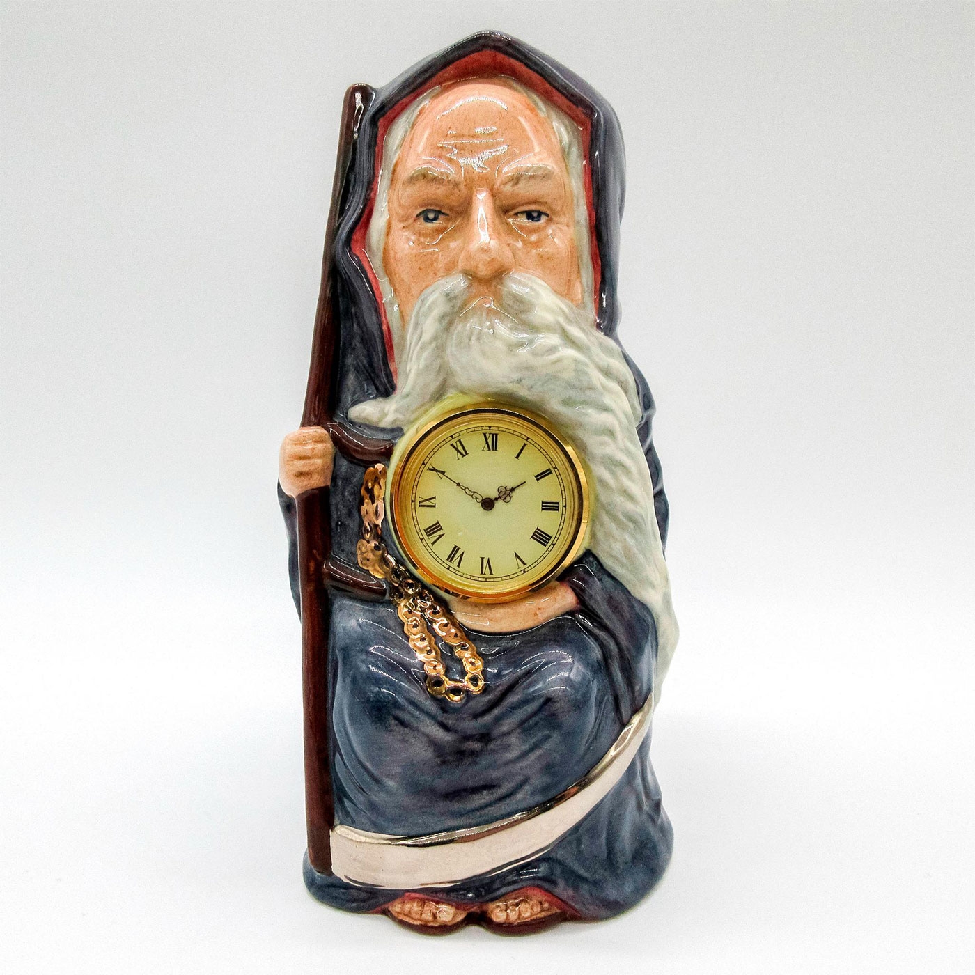 David B. Biggs | Old Father Time Clock D7069 - Royal Doulton Toby Jug ...