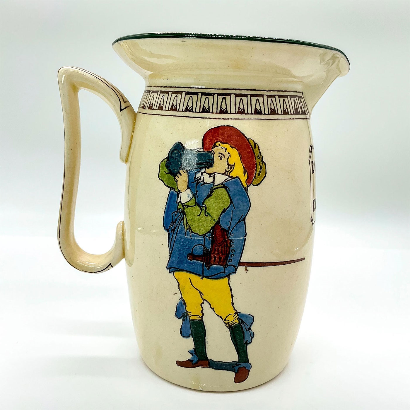Charles John Noke | Royal Doulton Pitcher, Cavaliers (1931) | MutualArt