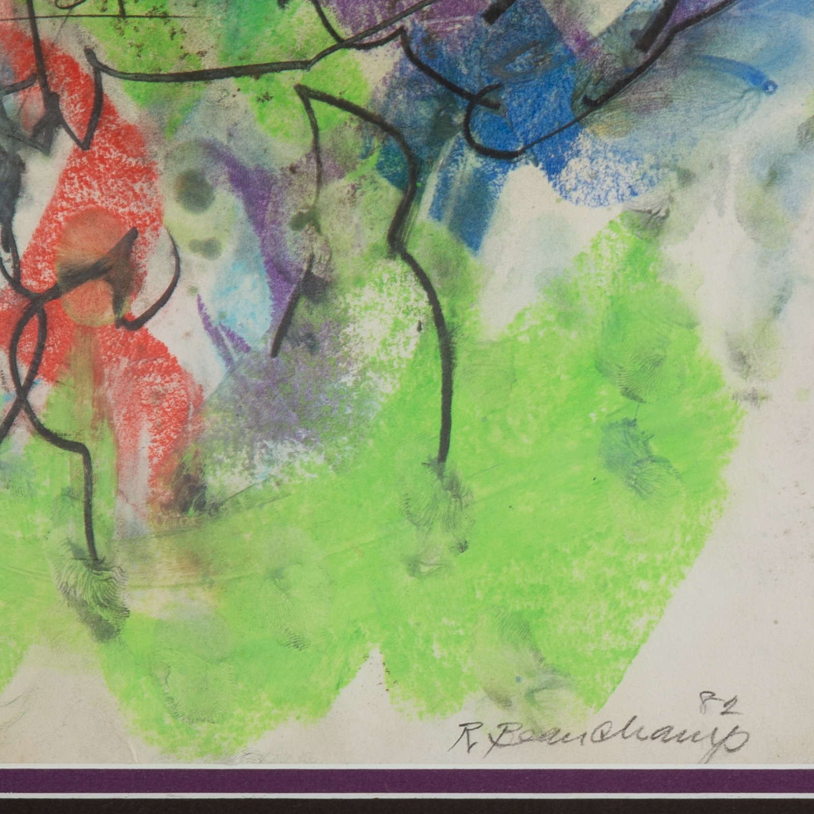 Robert Beauchamp | Self Portrait Blue (1923) | MutualArt