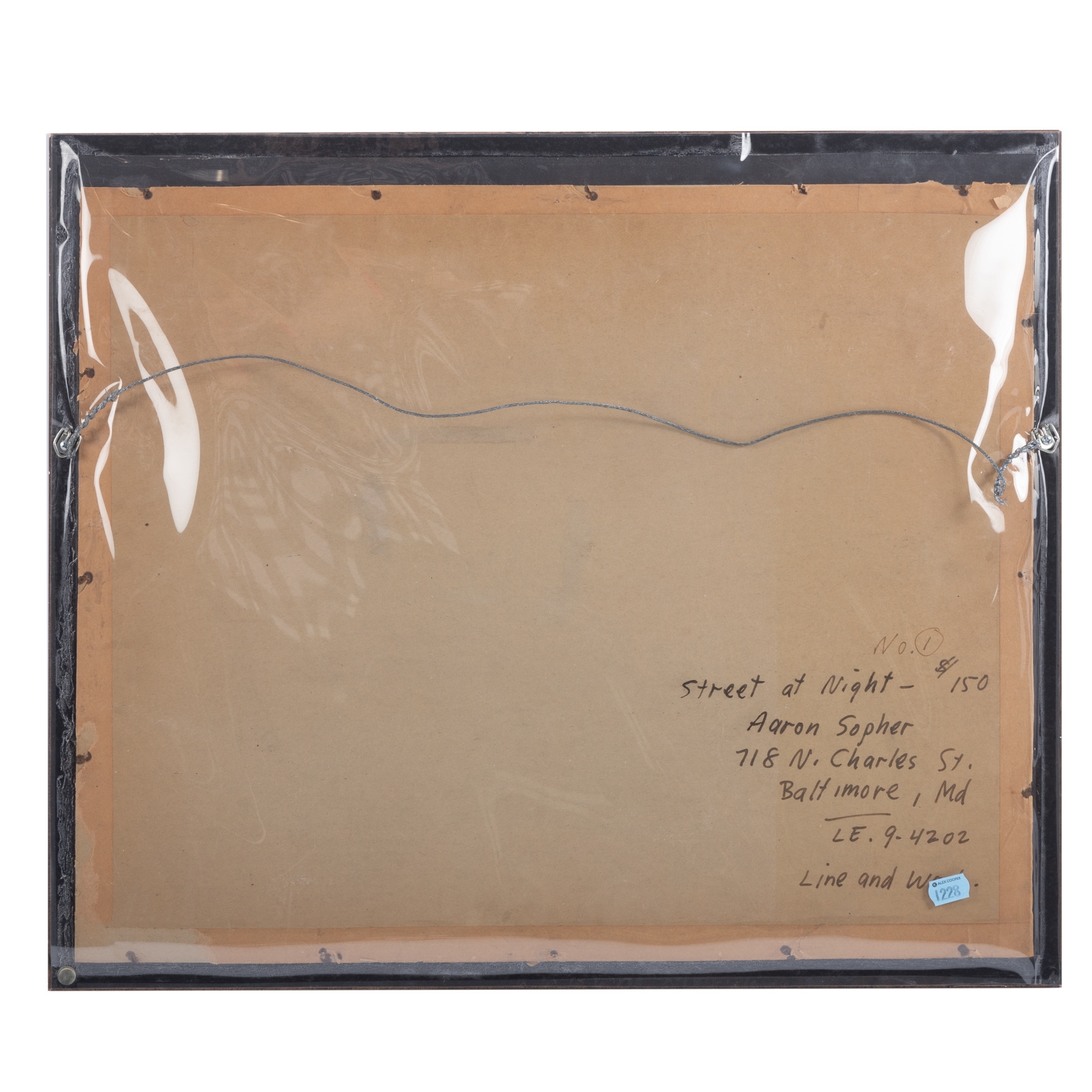 Aaron Sopher | Street at Night (1905) | MutualArt