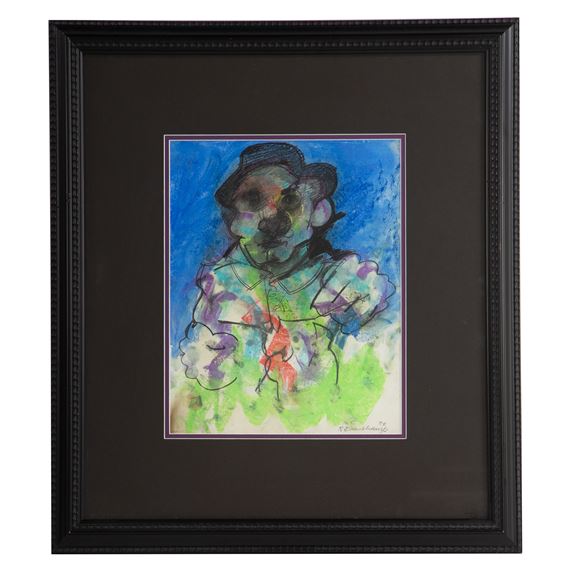 Robert Beauchamp | Self Portrait Blue (1923) | MutualArt