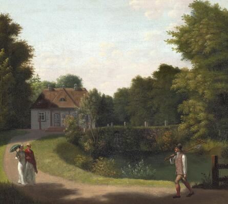 Christoffer Wilhelm Eckersberg | View of Liselund (1809) | MutualArt