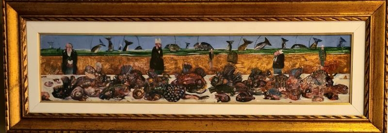 Antonio Possenti | Spiaggia con soldati | MutualArt