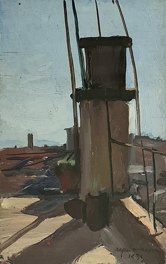 Alfredo Meschi | Dalla terrazza (1933) | MutualArt