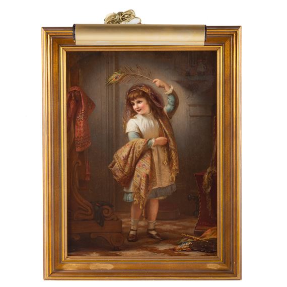 Alfred Fowler Patten | Dressing Up (1884) | MutualArt