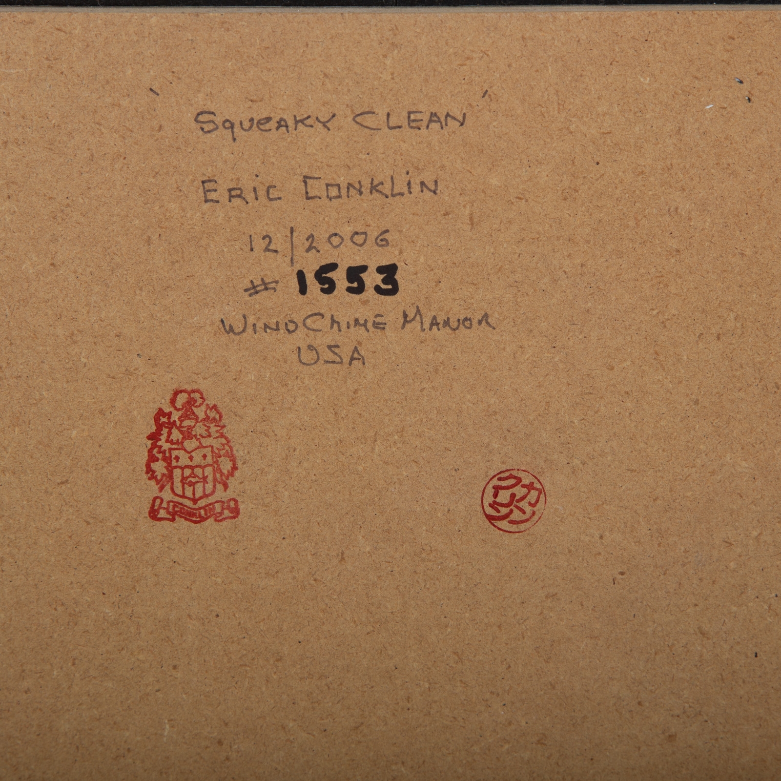 Eric Conklin | Squeaky Clean (20th Century) | MutualArt