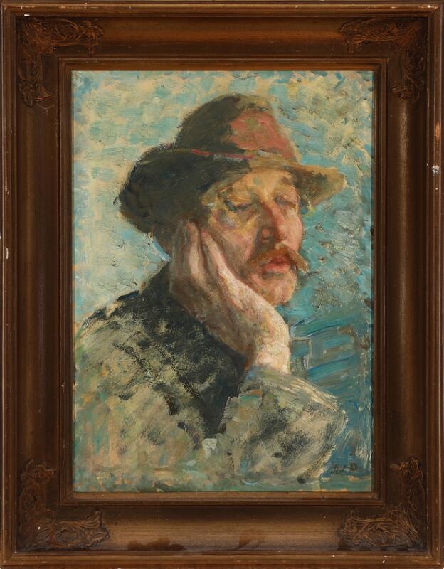 Julius Paulsen | The artist's self-portrait | MutualArt