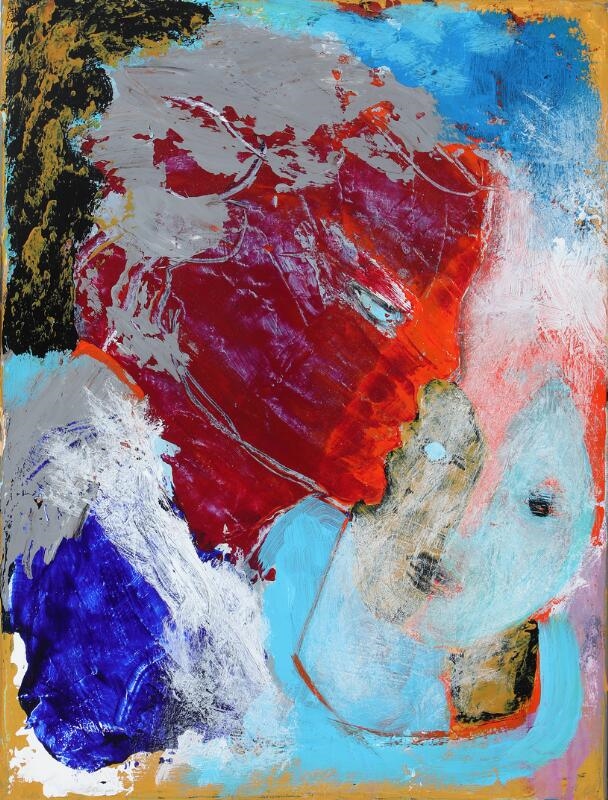 Annette Hoff-Jessen | Composition with faces (2009) | MutualArt