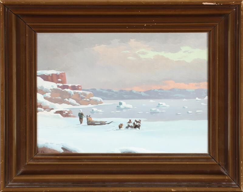 Jacob Danielsen | View from Greenland with a hunter and sled dogs ...