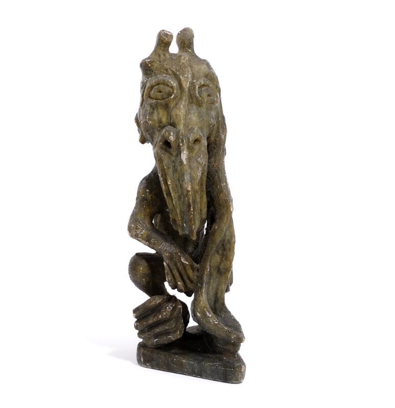 Knud Petrussen | A carved soapstone fabulous creature | MutualArt