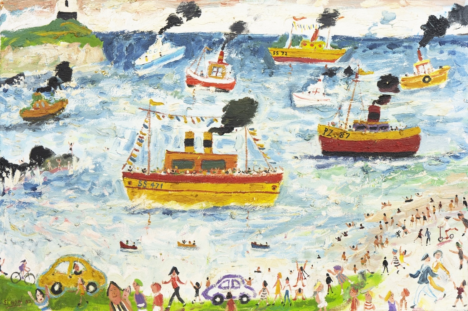 Simeon Stafford | * SIMEON STAFFORD (BRITISH b. 1956)OFF ST IVES ...