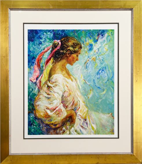 José Royo | * JOSE ROYO (SPANISH b. 1941)ENTRE AZULES | MutualArt