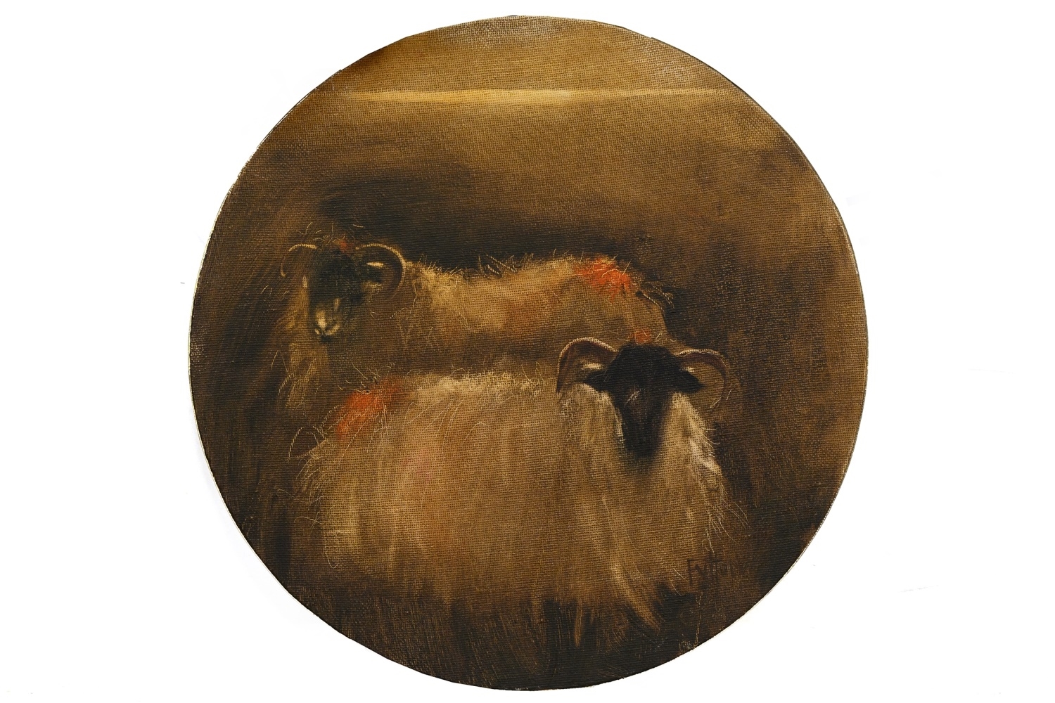 Willie Fulton | * WILLIE FULTON (SCOTTISH 1945 - 2022)TWO SHEEP | MutualArt