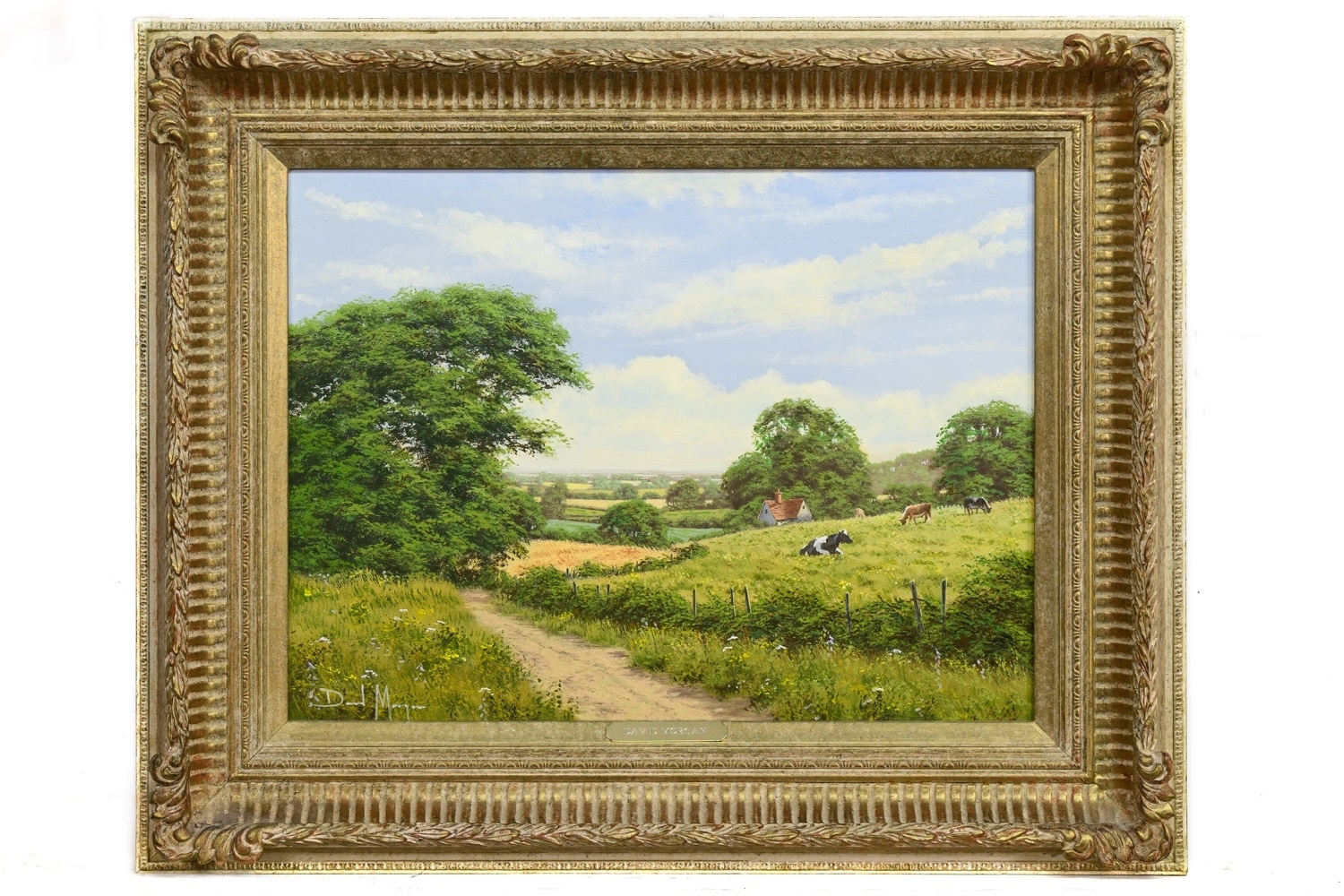 David Morgan | * DAVID MORGANLANDSCAPE WITH CATTLE | MutualArt