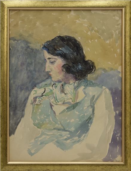 Leonard Pękalski | Portret pani Wandy P. | MutualArt
